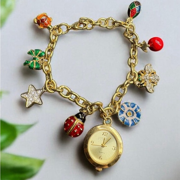 Joan Rivers | Jewelry | Vintage Joan Rivers Bracelet Watch | Poshmark